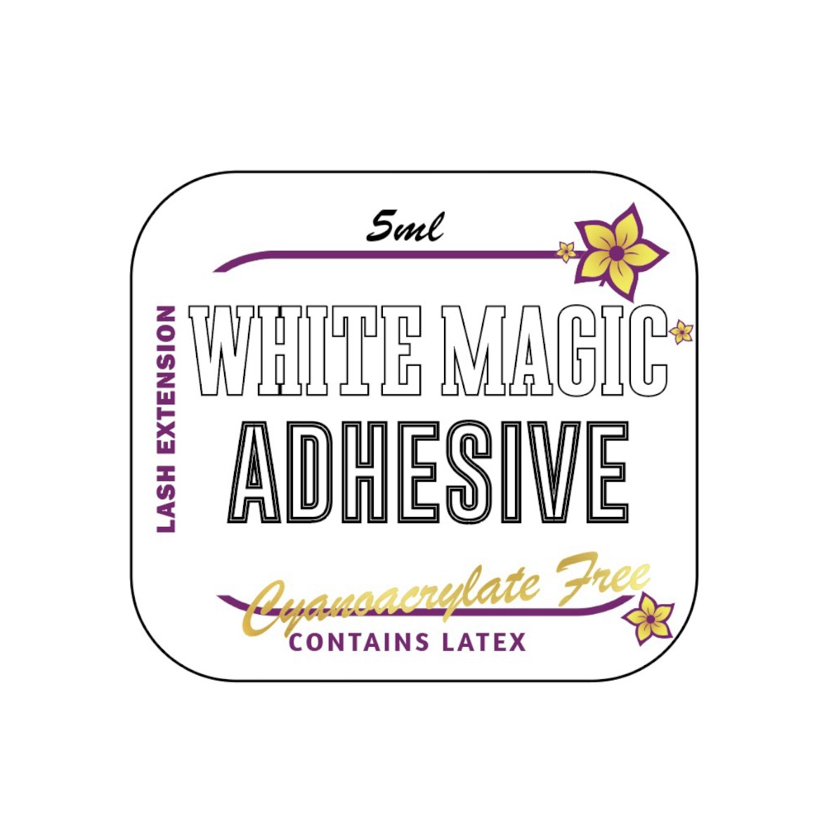 WHITE MAGIC LASH ADHESIVE 5ml ⋆ Plumerian