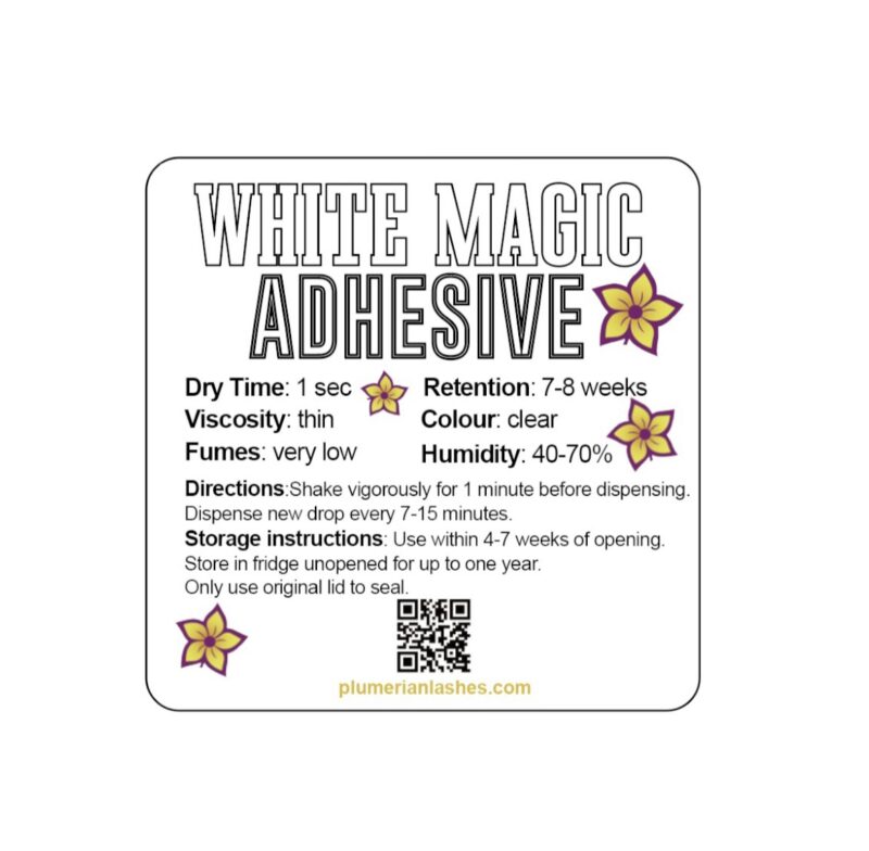 WHITE MAGIC LASH ADHESIVE 5ml ⋆ Plumerian